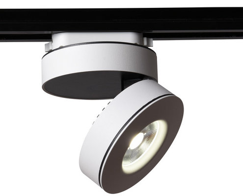 Two Or Three Wires 25w Cree Led Track Lighting 120 * 80mm 4000k 6000k 12 Degree Rail Light