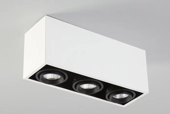 Three-headed Rectangular Surface Mounted Led Wall Light  420 * 165 * 180mm Overhead Lighting