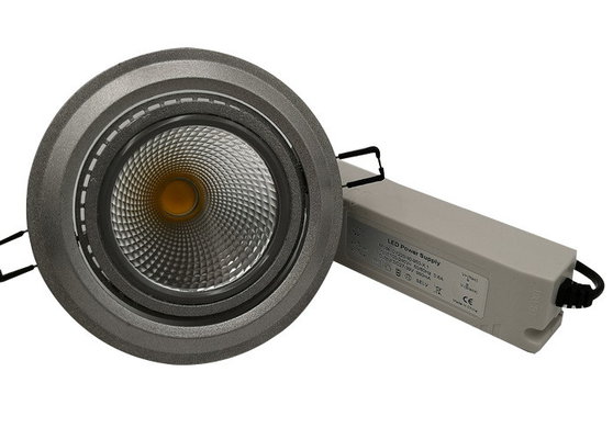 High Lumen Shopping Mall Gimbal Down Lights  Narrow Beam Angle 38 Watt 3000K