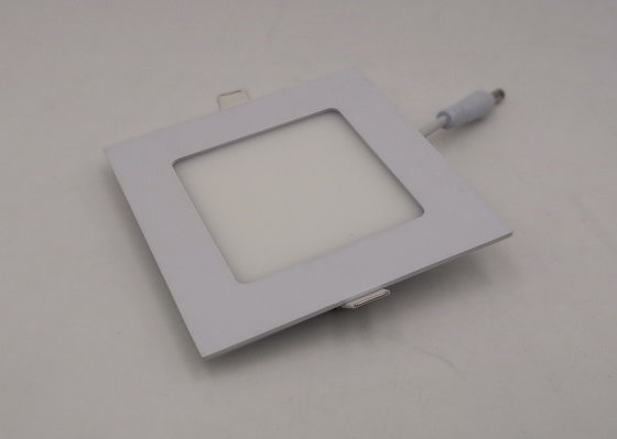 6 Watt 4000K Led Panel Down Light Diameter 120mm Recessed Square Shape