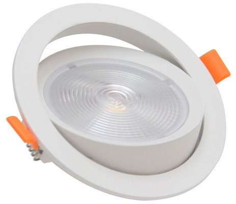 3 Watt Round LED Gimbal Downlight Led Recessed Downlight 24 Degree Narrow Beam Angle 85 * 20 Mm
