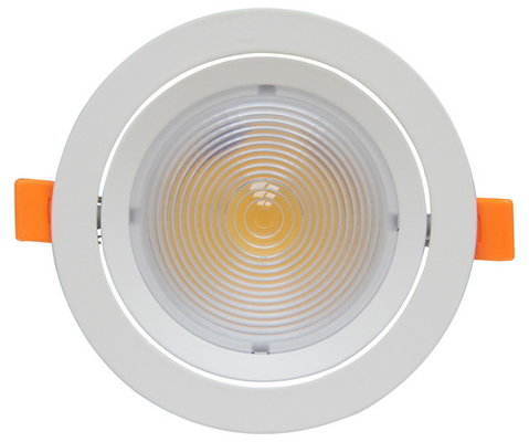 3000k Super Slim Recessed Ceiling Light with Adjustable Gimbal Led Downlight 6w Ac100-240v Input