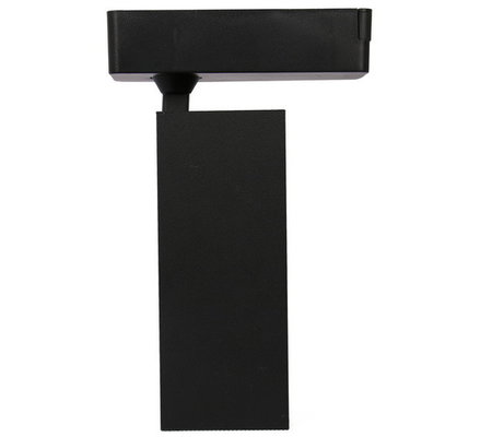 6000K 24 Degree LED Ceiling Track Lights 80lm/W 50*50*130mm Black Color