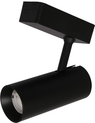 COB Warm White LED Ceiling Track Lights 15 Degree Round Shape CE Approved For Showroom