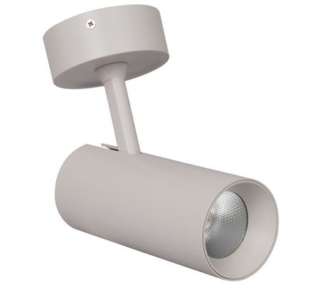 White Housing 10w Surface Mounted LED Spotlights 24 Degree Narrow Round Shape
