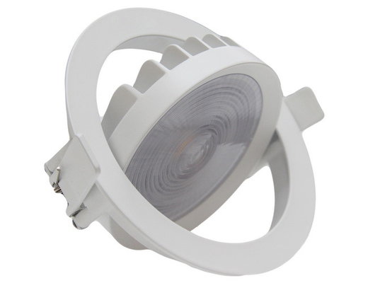 12w Super Slim Gimbal Led Downlight Round Directional Recessed Ceiling Downlight Diameter 125mm CE