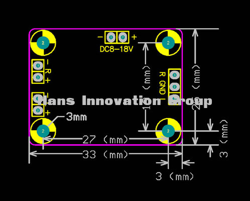 PAM8610 digital power amplifier board 2*15W two channel stereo power supplier