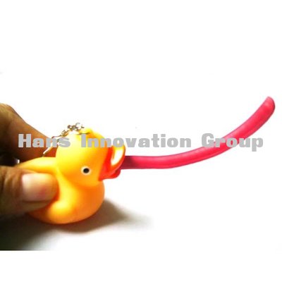Novelty Animal Vent Extrusion Keychain Toy, Anti Stress Toy supplier