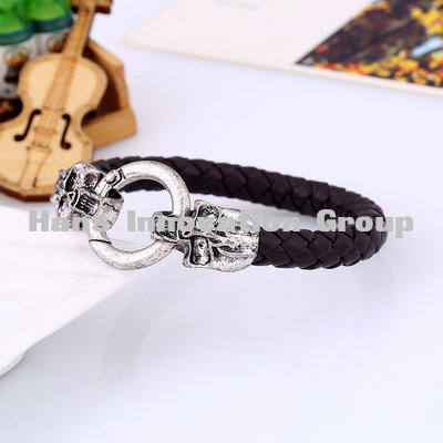 Best selling top grade personalized braided pu bracelets manufacturer supplier