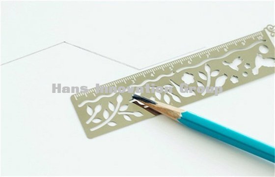 straight metal measuring rulers wholesaler custom metal craft book mark rulers supplier