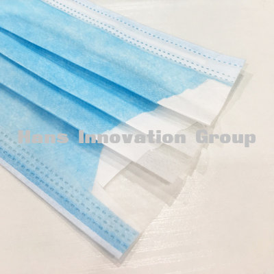 Blue Earloop Pleated 3 Ply Medical Procedure Disposable Surgical Mask supplier