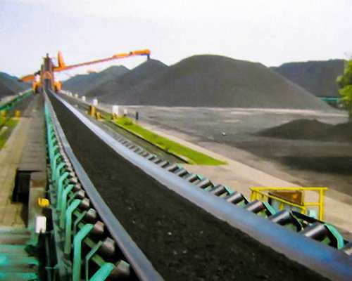 Mining Fixed Rubber Quarry Plant Electric Motor Belt Conveyor