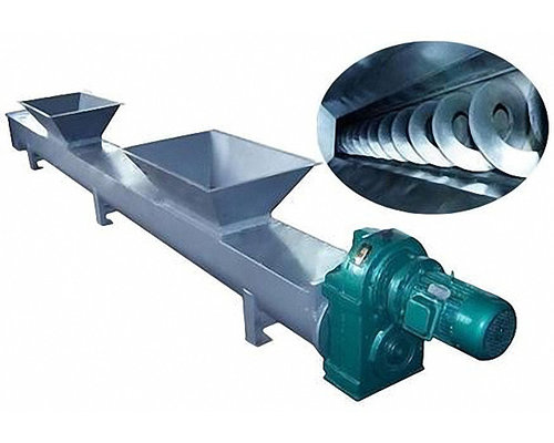 Chemical Industry Screw Conveyor Machine / Shaft-less Screw Conveyor