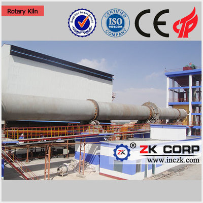 Rotary Kiln Cement Plant / Calcination of Limestone in Rotary Kiln Cement