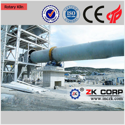 Rotary Kiln Cement Plant / Calcination of Limestone in Rotary Kiln Cement
