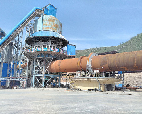 Limestone Slag Calcined Dry Process Rotary Kiln for Cement Making Plant
