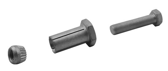 M16 Carbon steel  Zinc plated Hot dip Galanised Expansion threading Machine Anchor Bolt supplier