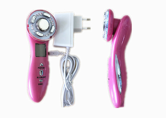 Photon Ultrasonic Beauty Instrument , Facial Skin Ultrasound Therapy Machine Home Use 
