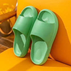 2021 New solid color sandals wholesale summer couples home bathing non-slip soft bottom simple slippers