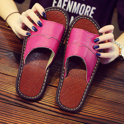 Breathable Waterproof  Men Cozy Slippers Indoor Linen Summer Non Slip