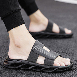 Soft Men Slippers Printing Slide Flat Non Slip  Lightweight Men Slippers
