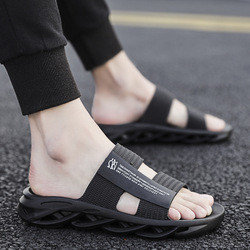 Soft Men Slippers Printing Slide Flat Non Slip  Lightweight Men Slippers
