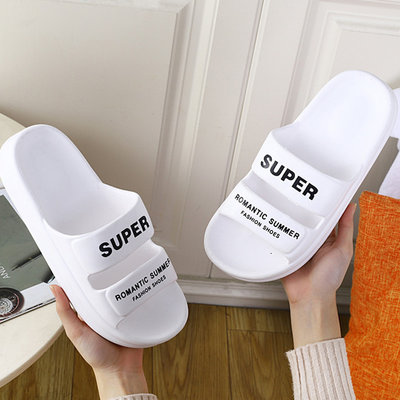 Hot sale trend simple style summer sandals women indoor home shoes fashion comfortable non-slip slippers