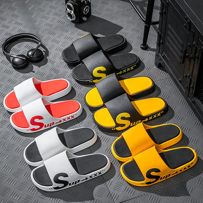 Outdoor Thick Sole Men Slippers Non Slip Summer Breathable Slippers