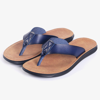 Wholesale 2022 new design summer beach sandals men cork sole solid color flip flop Men slippers in stock