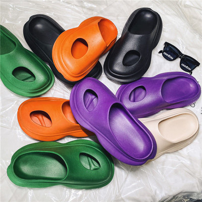 High quality summer sandals unisex couple indoor and outdoor Men solid color slides slippers designer sandals women famous brand