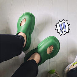 High quality summer sandals unisex couple indoor and outdoor Men solid color slides slippers designer sandals women famous brand