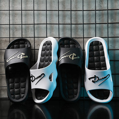 Indoor Home Summer Men Cozy Slippers  Fashion Trendy Non Slip Soft Sole