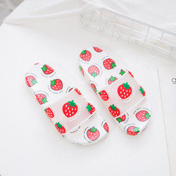 2022 New summer fashion PVC Material non-slip home sandals women cute Fruit Bathroom slide Slippers wholesale