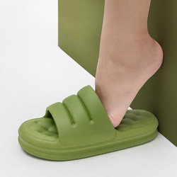 Wholesale fashion Slides Men Thick Sole non-slip Soft Indoor home Slippers in stock Sofa eva sandals women