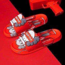 New Thick sole non-slip Couple Wholesale Custom Indoor Home sandals Lady Men Sesame street cartoon Slides Slippers