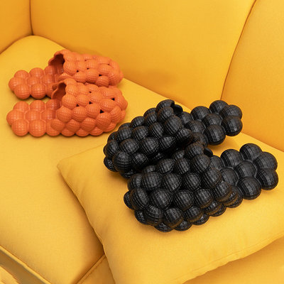 2022 Fashion solid color Summer Home Massage bottom Women indoor Shoes non-slip Slippers Slides for men