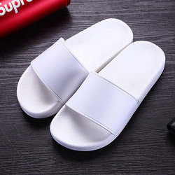 Breathable Men Slippers Pattern Solid Color PVC Material Non Slip Men Slippers