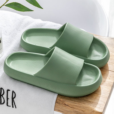 Women slide slippers anti-slip quick drying super soft thick sole Men sandals couple home indoor shoes in stock