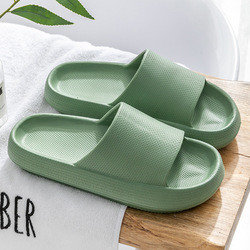 Women slide slippers anti-slip quick drying super soft thick sole Men sandals couple home indoor shoes in stock