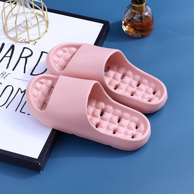 High Quality Women home indoor shoes footwear solid color couple sandals Ladies non-slip Slides Slippers for men hole shoes