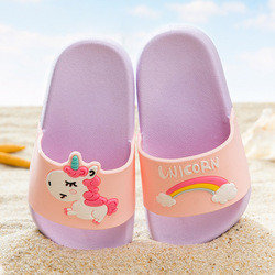 Cute Custom Summer Children Slipper Shoes Outdoor Soft Cartoon