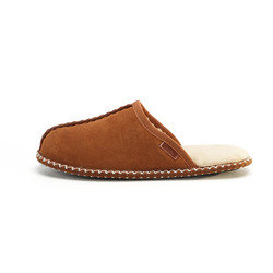 wholesale Men Genuine Sheepskin Wool Fur Home Shoes High Quality Indoor Soft Winter Warm Slippers in stock luxury fur slippers