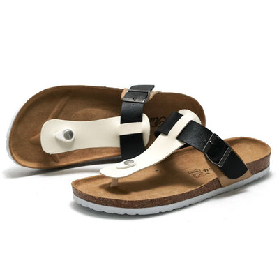 2022 wholesale customized summer unisex printing cork Slippers flat beach sandals multiple color Flip-Flops