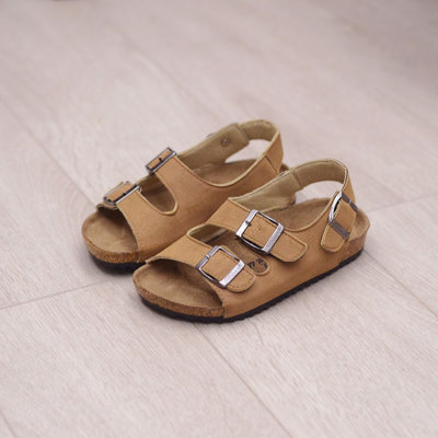 Summer Children Slipper Shoes Open Toe Unisex Outdoor  Artificial PU