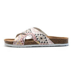 Cross Strap Ladies Sandals Upper Summer Beach Casual Slides