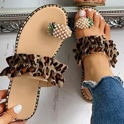 Hot selling beach casual shoes high quality laciness summer sandals women footwear soft sole non-slip slippers
