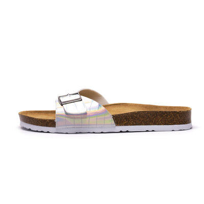 Non Slip Summer Ladies Cork Slippers Outdoor Casual  Custom Logo
