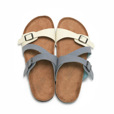 2022 spring ladies cork slippers fashion men beach casual shoes breathable non-slip summer sandals women