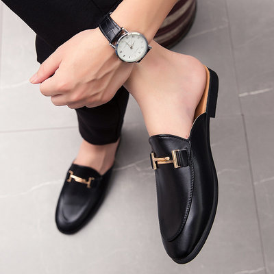Flat Casual Men Casual Footwear British Style Leather  Formal