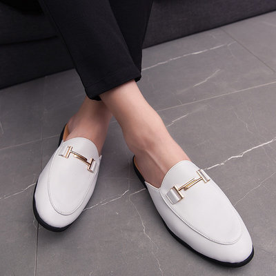 Flat Casual Men Casual Footwear British Style Leather  Formal